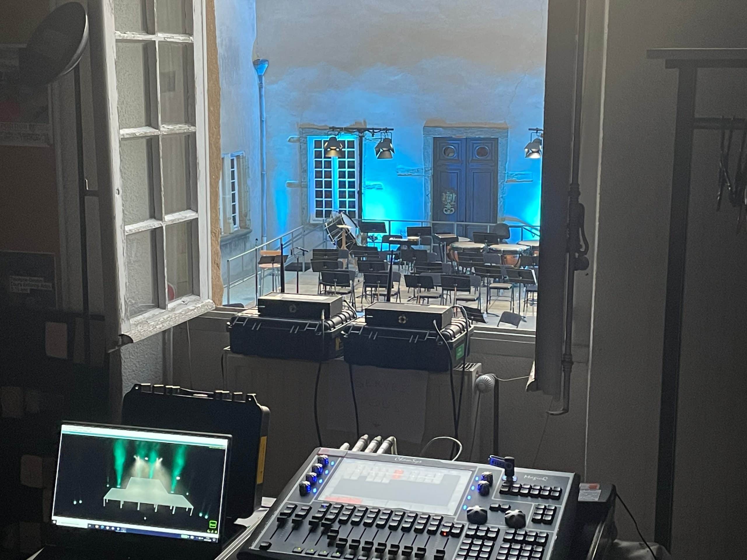 Mise en lumière du premier Festival de Musique de Ternay, Château de La Porte, Ternay (69 ...